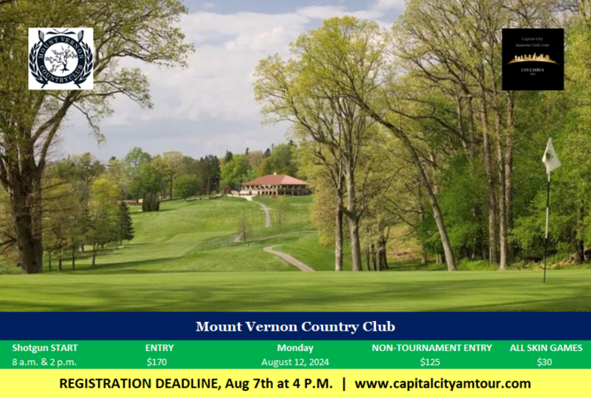 Mount Vernon Country Club Event :: Capital City Am Tour - SCHEDULE