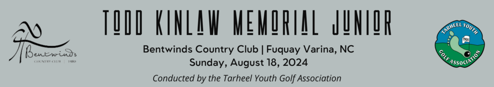 TYGA Todd Kinlaw Memorial Junior Event :: Player Information