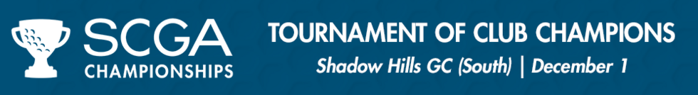 2025 SCGA Tournament of Club Champions (Net - Shadow Hills) Event ...